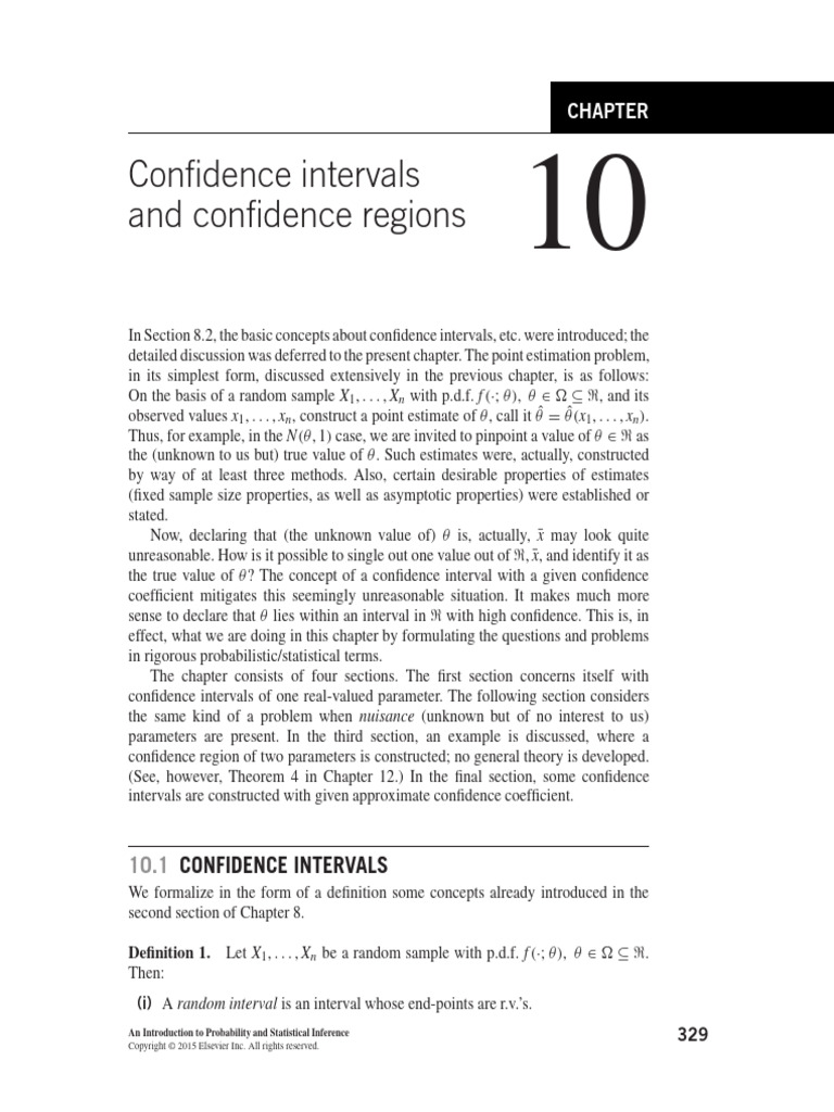 Intervall de Confidence | PDF | Confidence Interval | Estimator