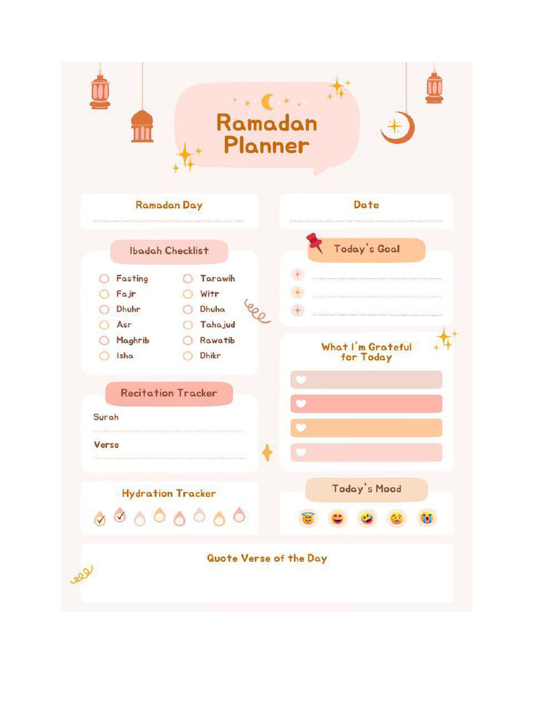Contoh Planner | PDF