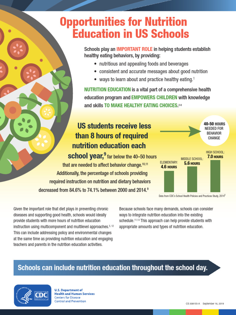 Boost Nutrition Education in Schools | PDF | Foods | Vegetables