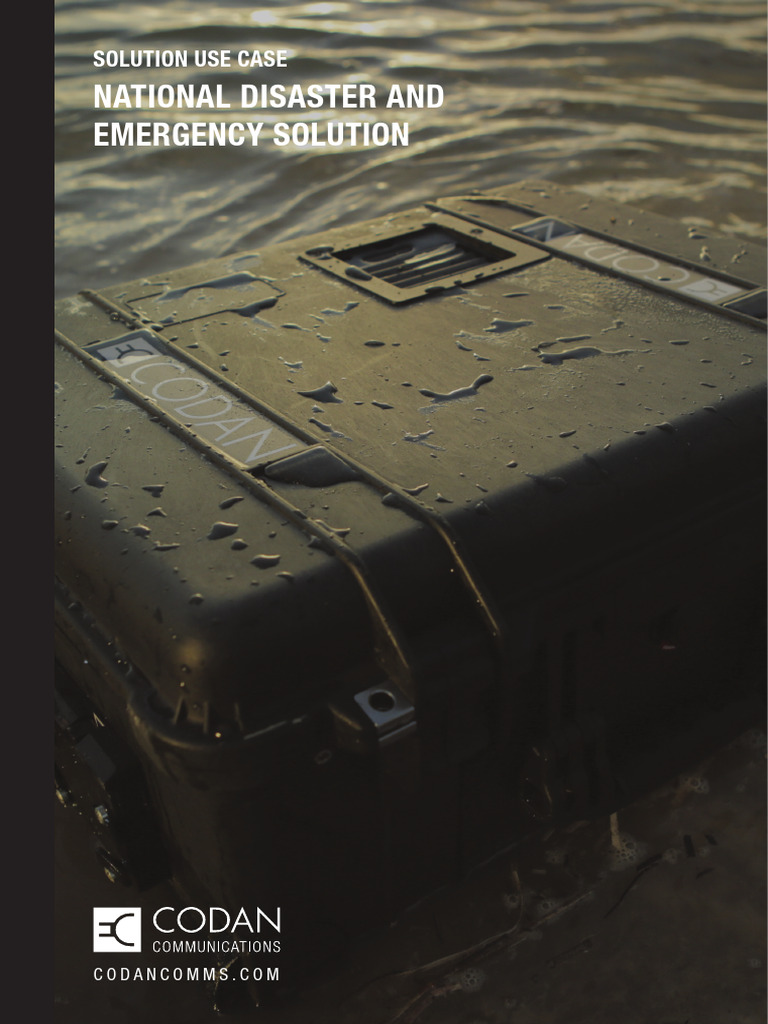12 30089 EN National Disaster and Emergency Solution - Solution Case Study | PDF | Software ...