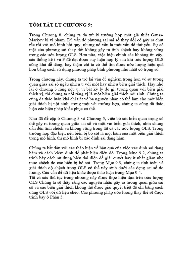 CK KTL 9.10 Tóm Tắt Và Liên Hệ VN | PDF