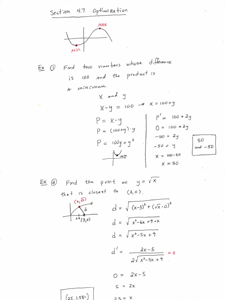 Math 3a Section 4 | PDF