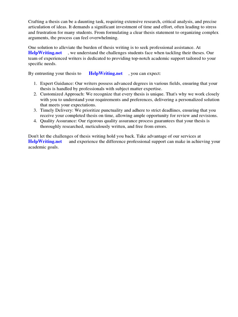 Example NHD Thesis | PDF | Essays | Thesis