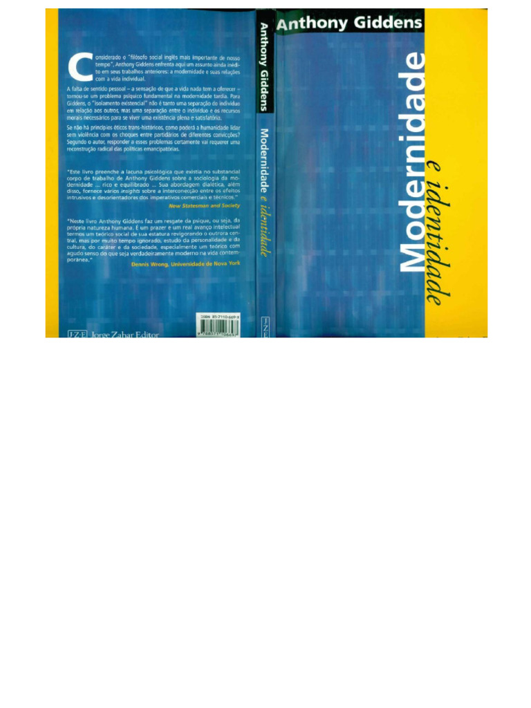 Modernidade e Identidade | PDF