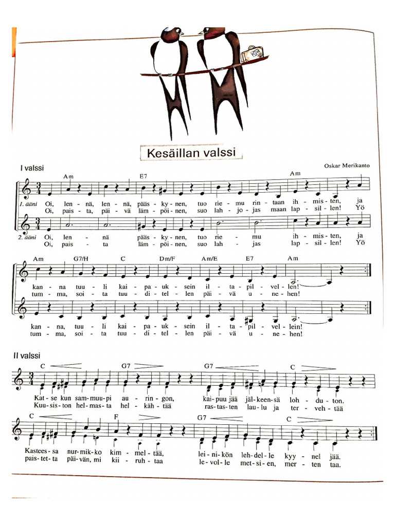 Kesäillan Valssi | PDF