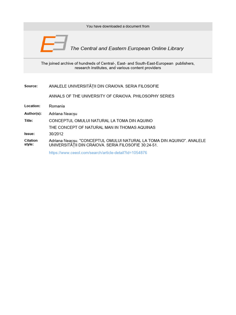 The-Concept-Of-Natural-Man-In-Thomas-Aquinas - Content File PDF | PDF