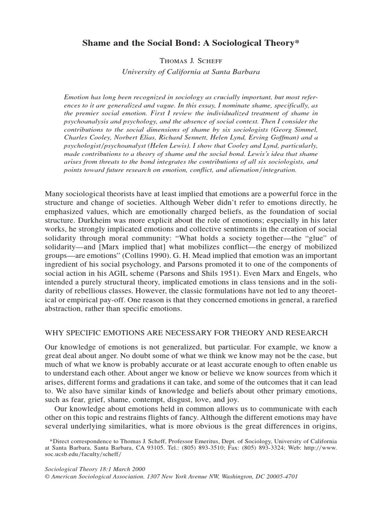 Understanding Shame in Social Context | PDF | Emotions | Shame