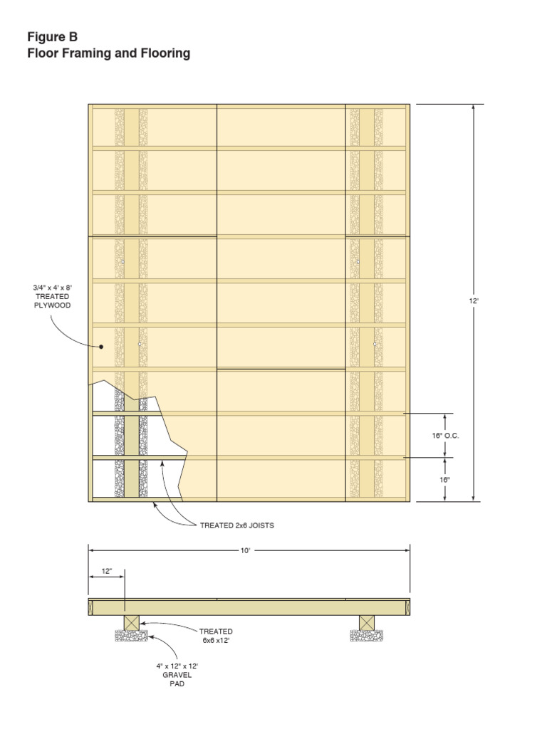 Dream Shed 2013 Shed Construction Drawings | PDF | Framing ...
