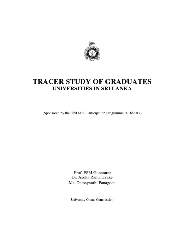 Tracer Study 2018 | PDF | Employment | Unemployment