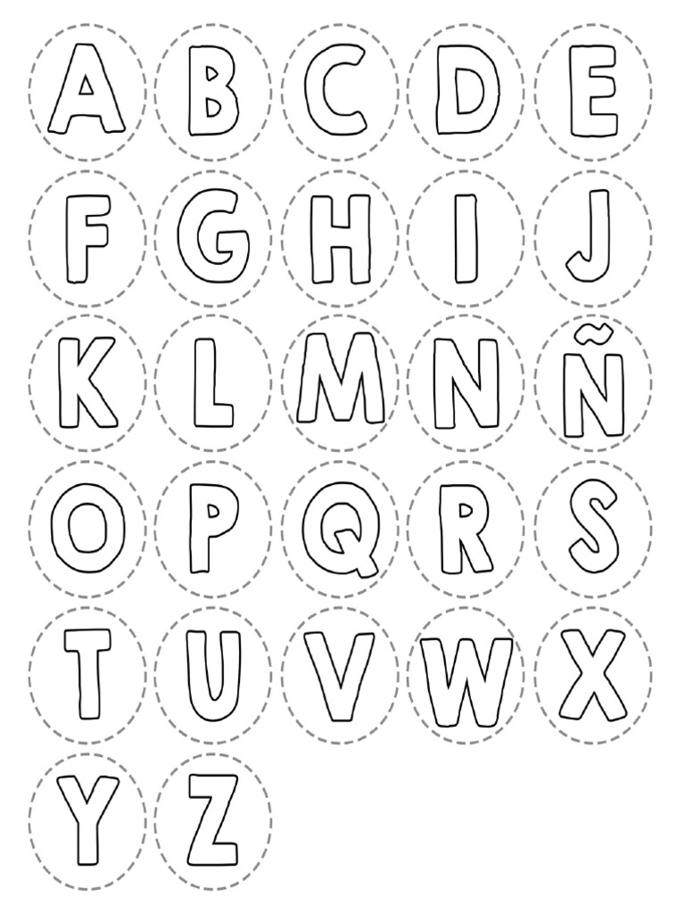 Ficha n0 3 Recortable ABECEDARIO | PDF