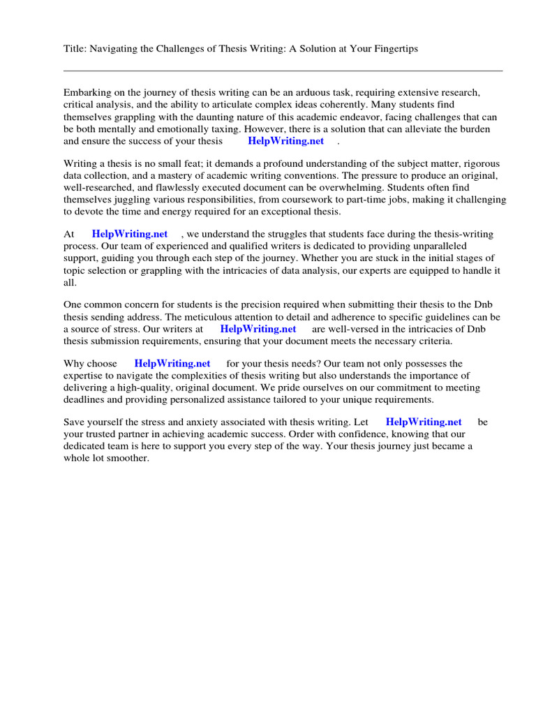 DNB Thesis Sending Address | PDF | Thesis | Surgery