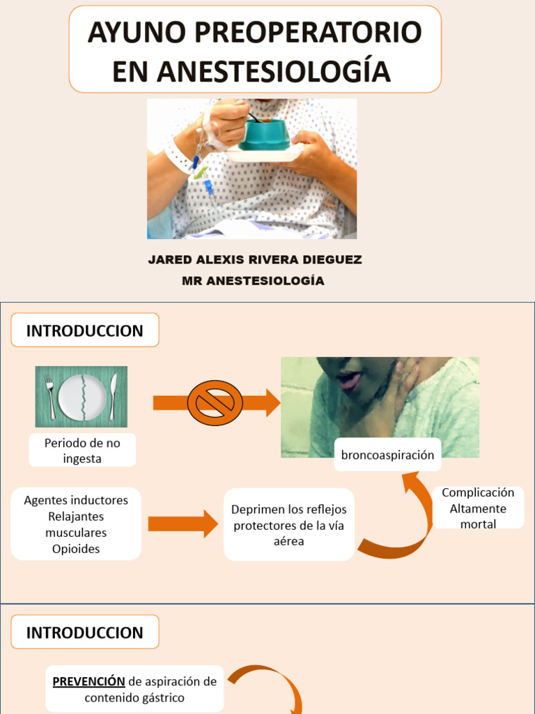 Ayuno Preoperatorio Actualizacion Asa 2023 | Descargar gratis PDF ...