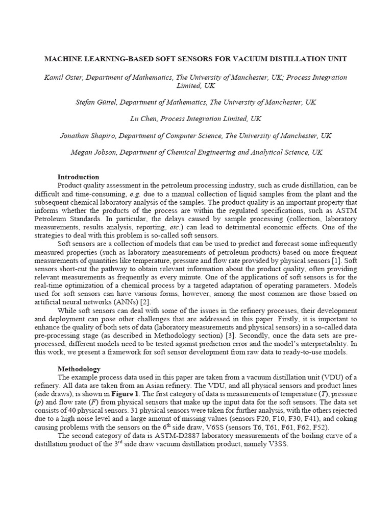 Machine Learning-Based Soft Sensors For Vacuum Dis | PDF | Outlier ...