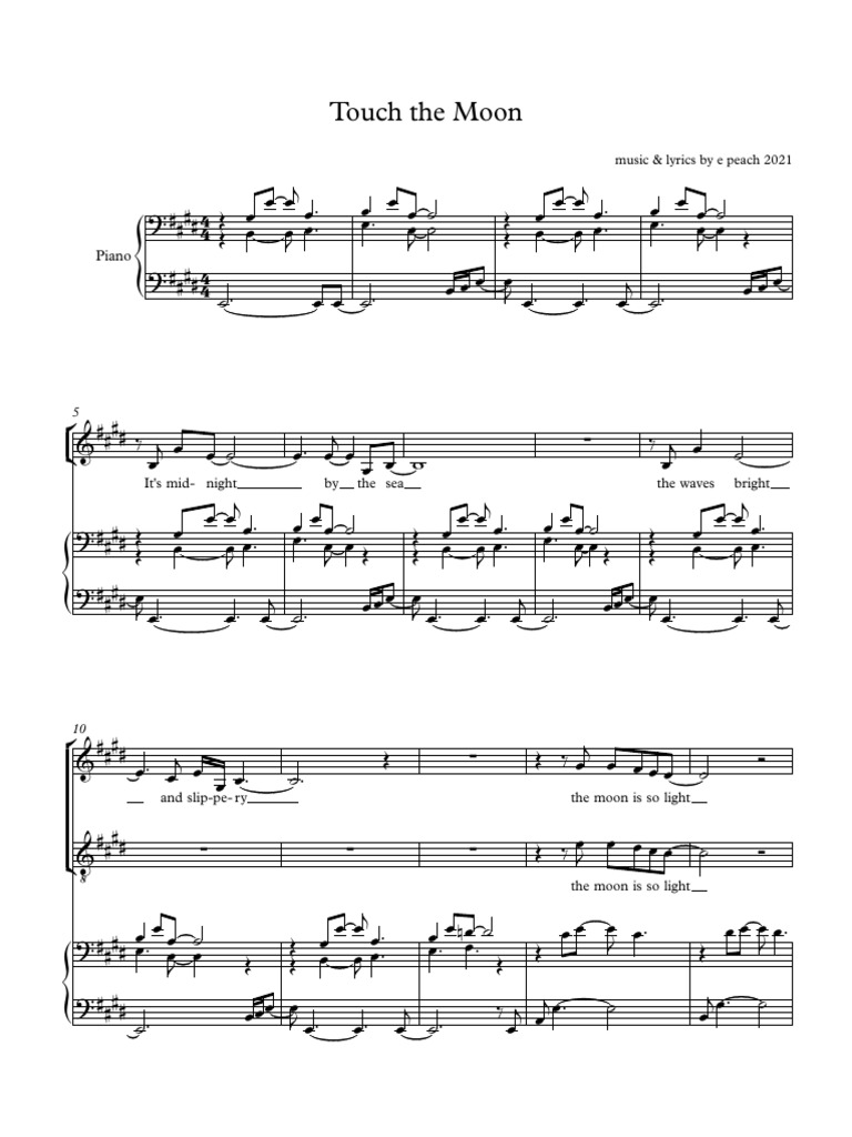 Touch The Moon B | PDF