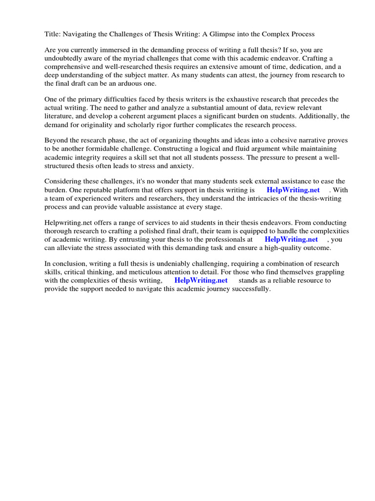 Full Thesis Ump | PDF | Thesis