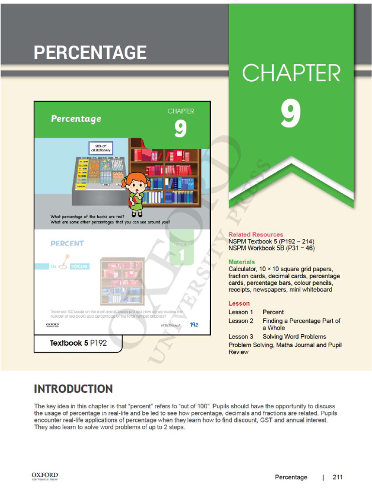 Oxford Pri Math 5 Ch9-11 | PDF