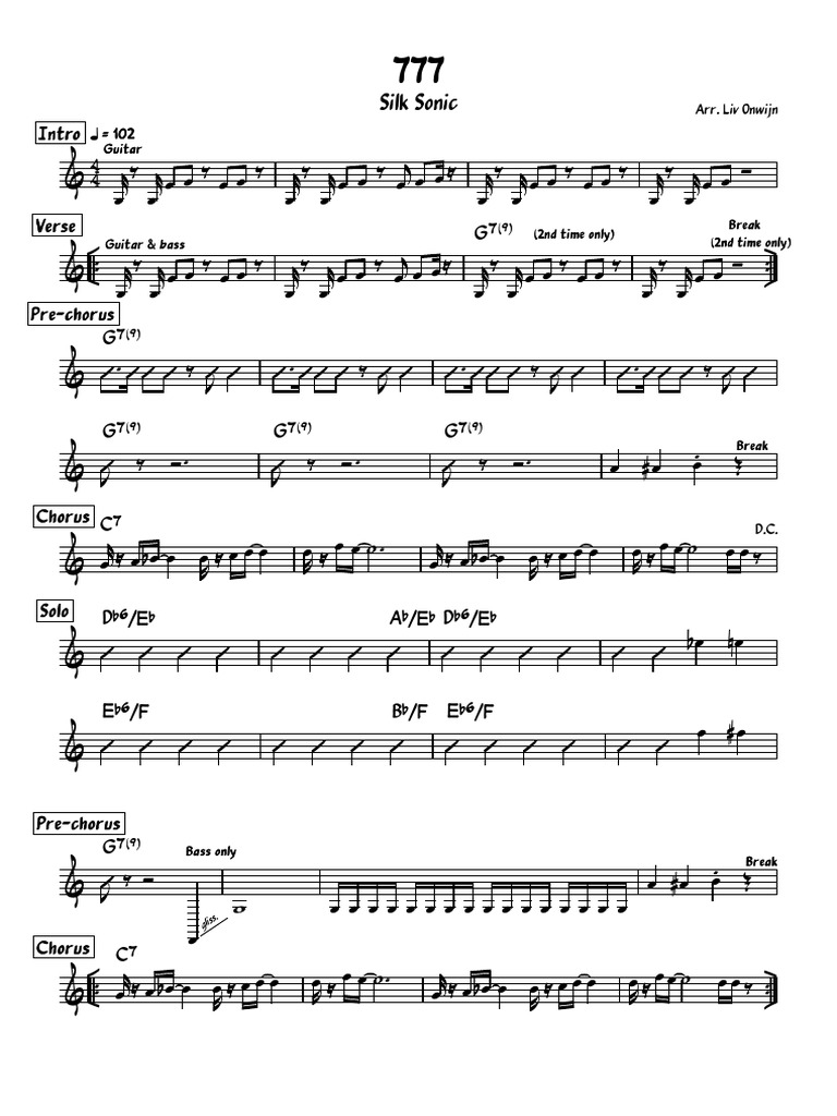 777 - Leadsheet | PDF