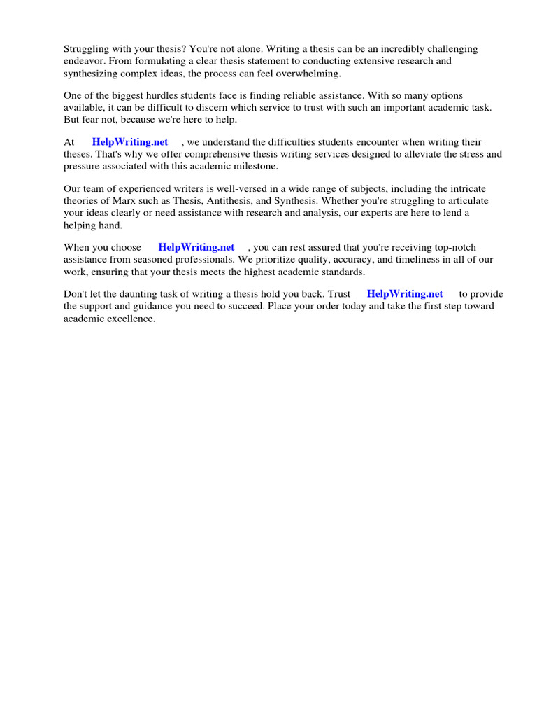 Thesis Antithesis and Synthesis Marx | PDF | Dialectic | Georg Wilhelm ...