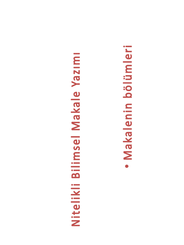 nİTELİKLİ Bilimsel Makael | PDF