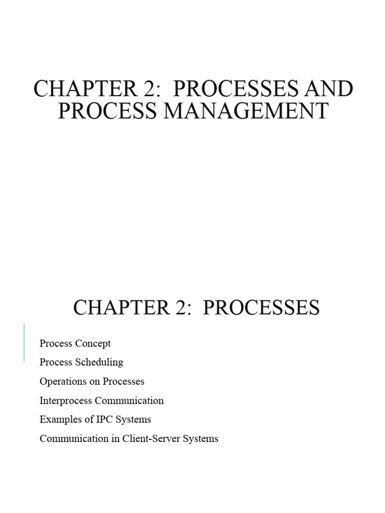 Chapter 2 Process | PDF Chapter 2 Process | PDF