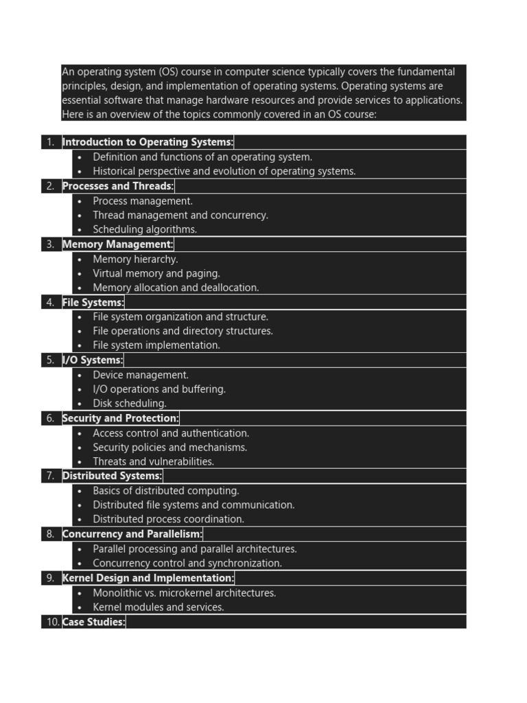 An Operating System Download Free Pdf Operating System Kernel Operating System 