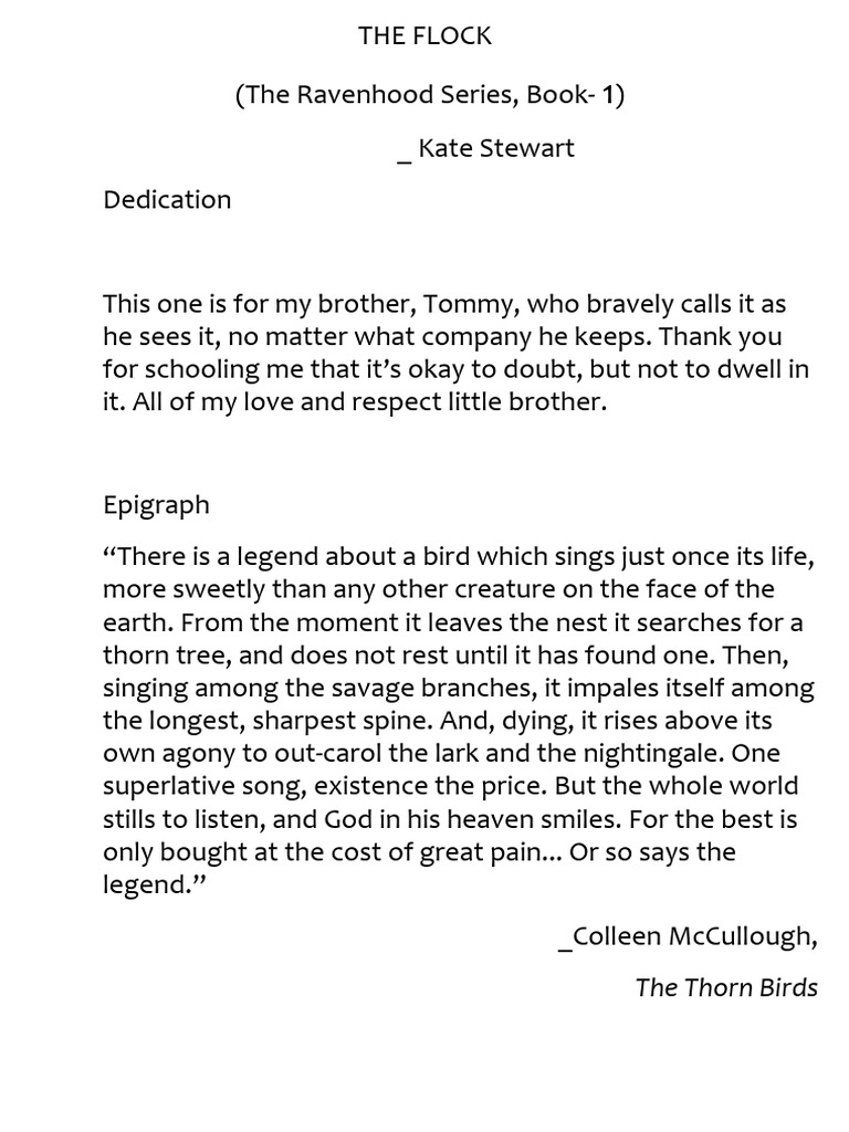 The Flock: Ravenhood Series Book 1 | PDF