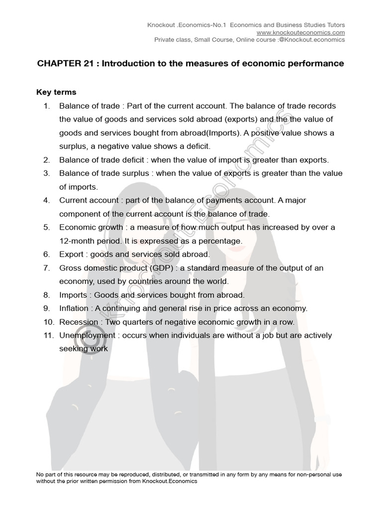 CH 21 Eco U2 Alevels Defination | PDF | Business | Finance & Money Management