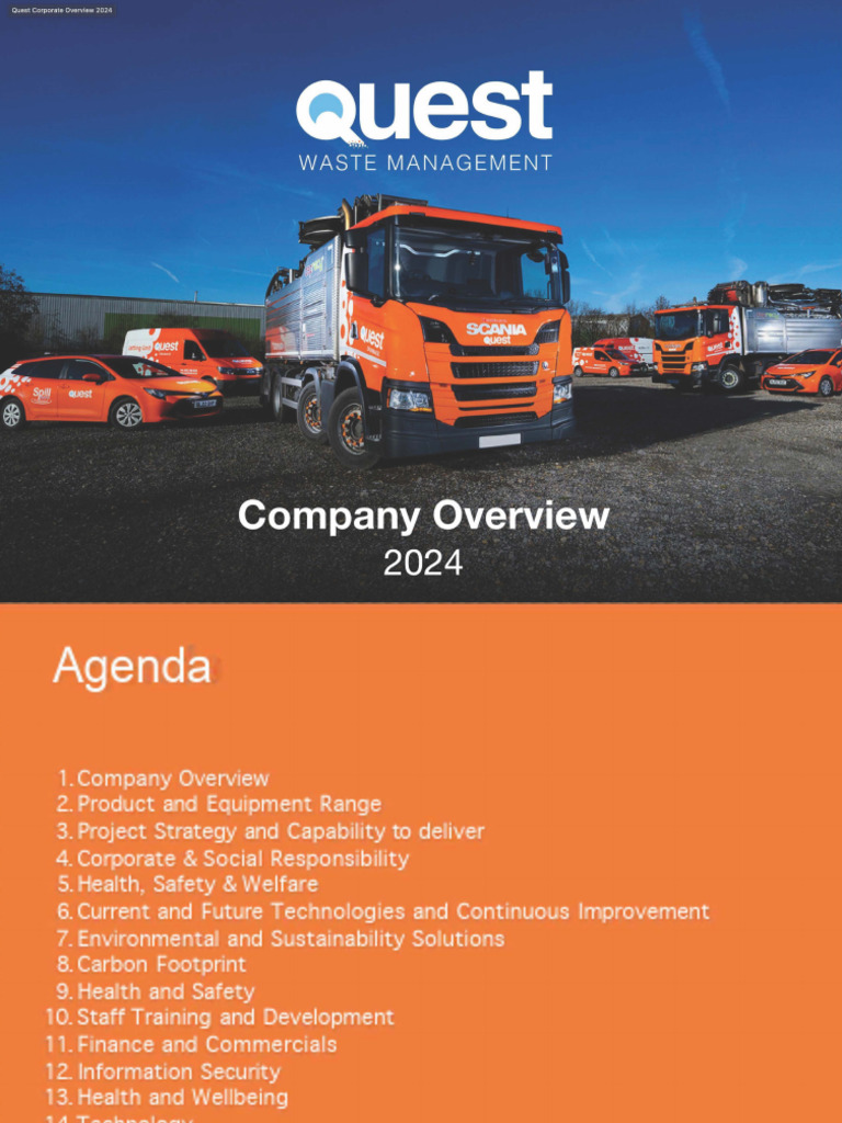 Quest - Company Overview 2024 | PDF | Climate Change Mitigation | Human ...