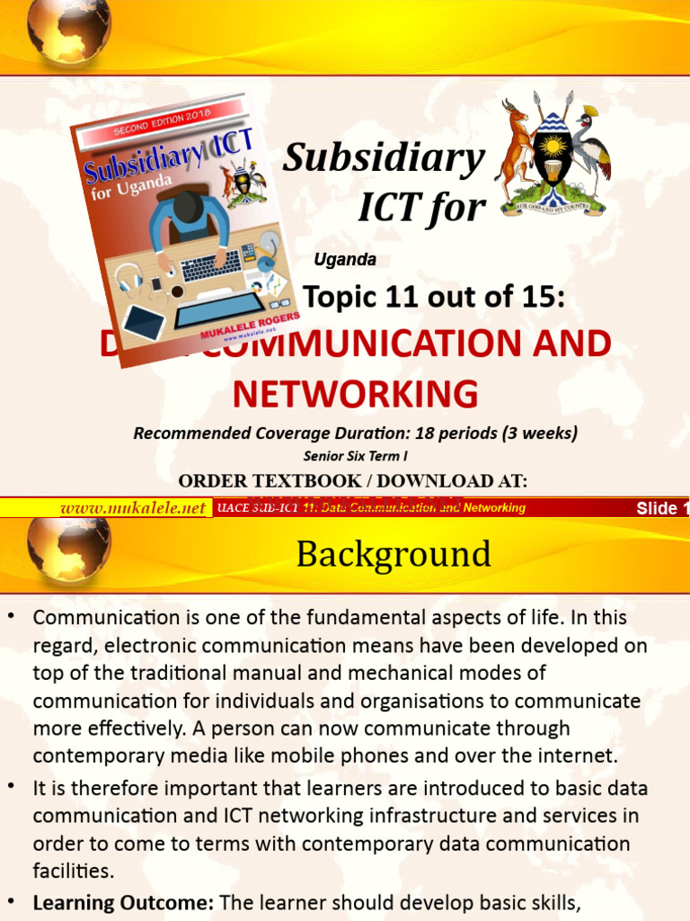 Data Communication & Networking Overview | PDF