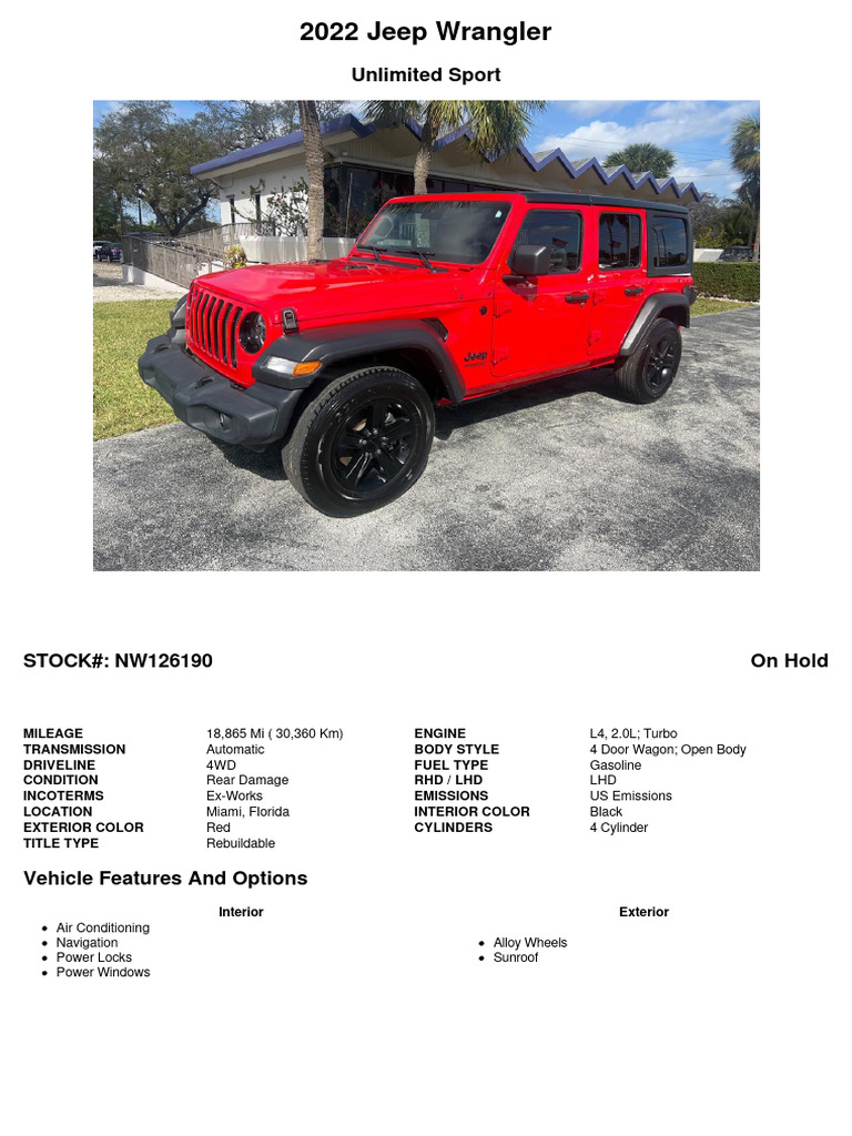 2022 Jeep Wrangler | PDF