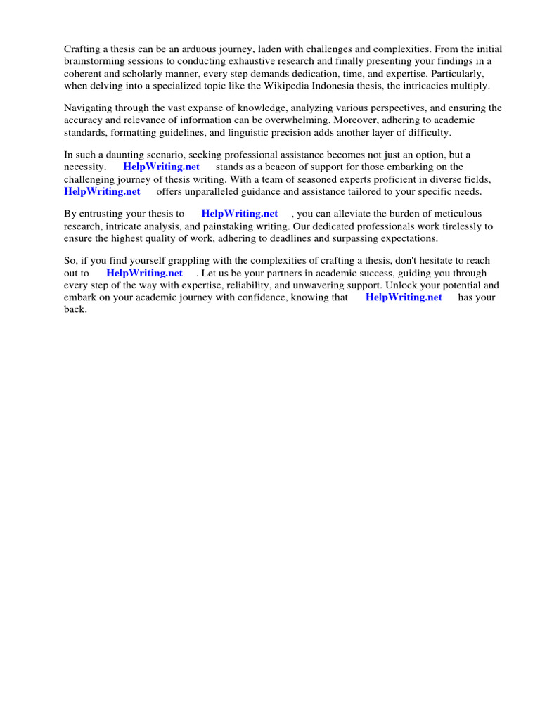 Thesis Wikipedia Indonesia | PDF | Curriculum | Variable (Mathematics)