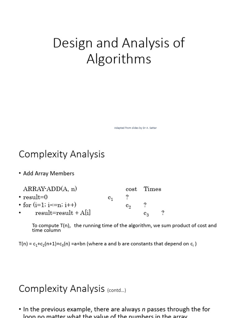 Slides 2 | PDF | Algorithms And Data Structures | Applied Mathematics