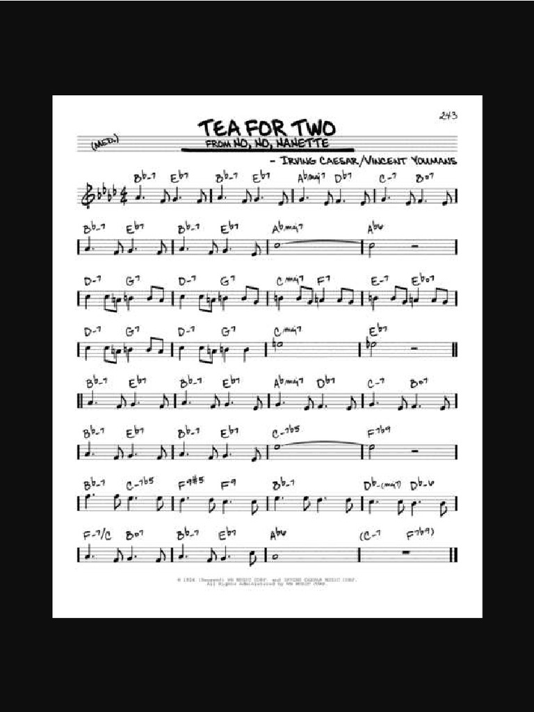 Tea For Two | PDF