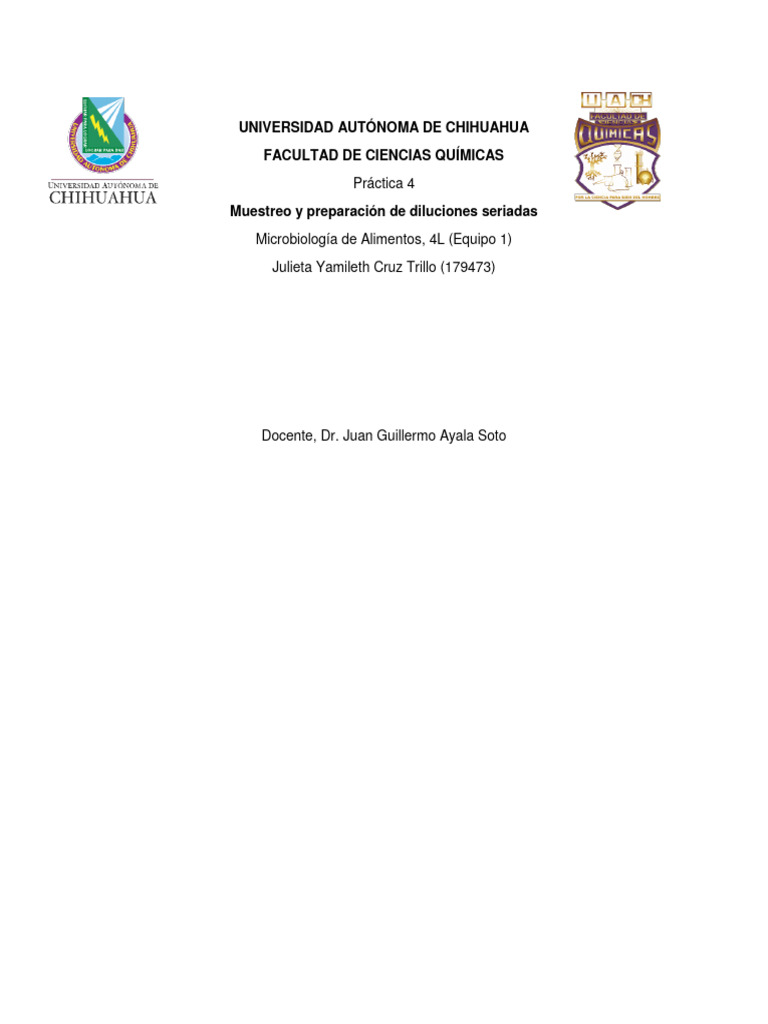 Practica 4, Micro 4L | Descargar gratis PDF | Microorganismo | Esterilización (Microbiología)