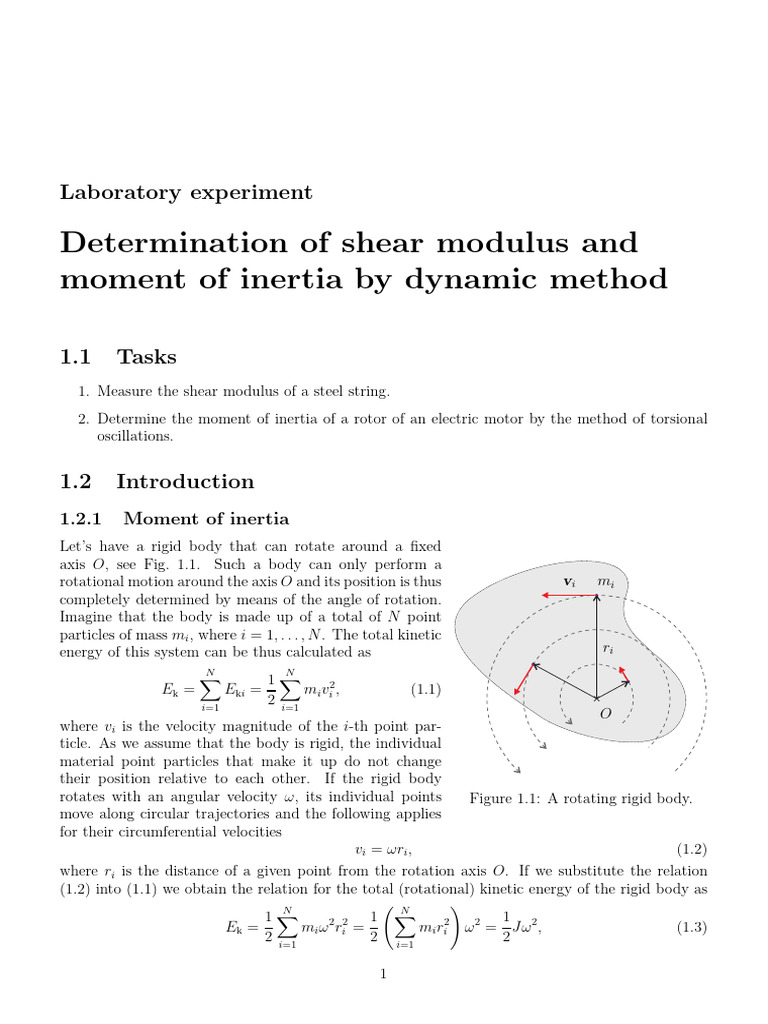 shear_modulus | PDF | Rotation Around A Fixed Axis | Stress (Mechanics)