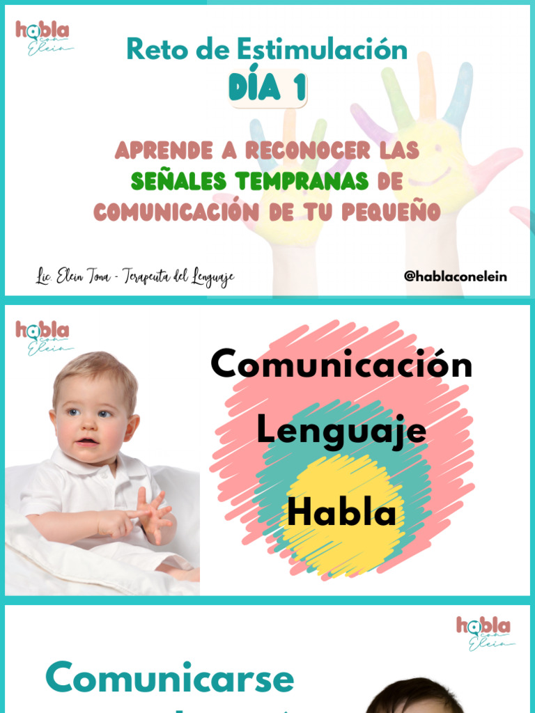 Señales tempranas de comunicación infantil | PDF