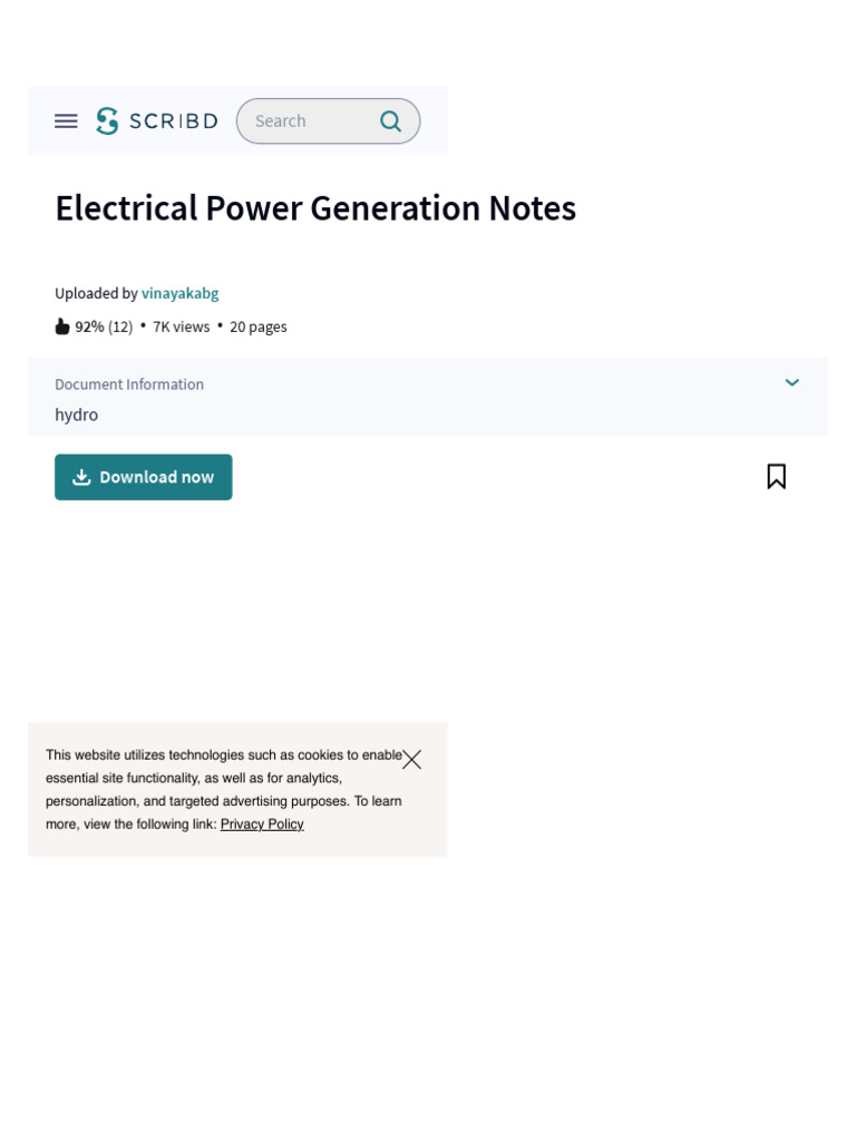 Electrical Power Generation Notes PDF Cogeneration Fuel Cell | PDF ...