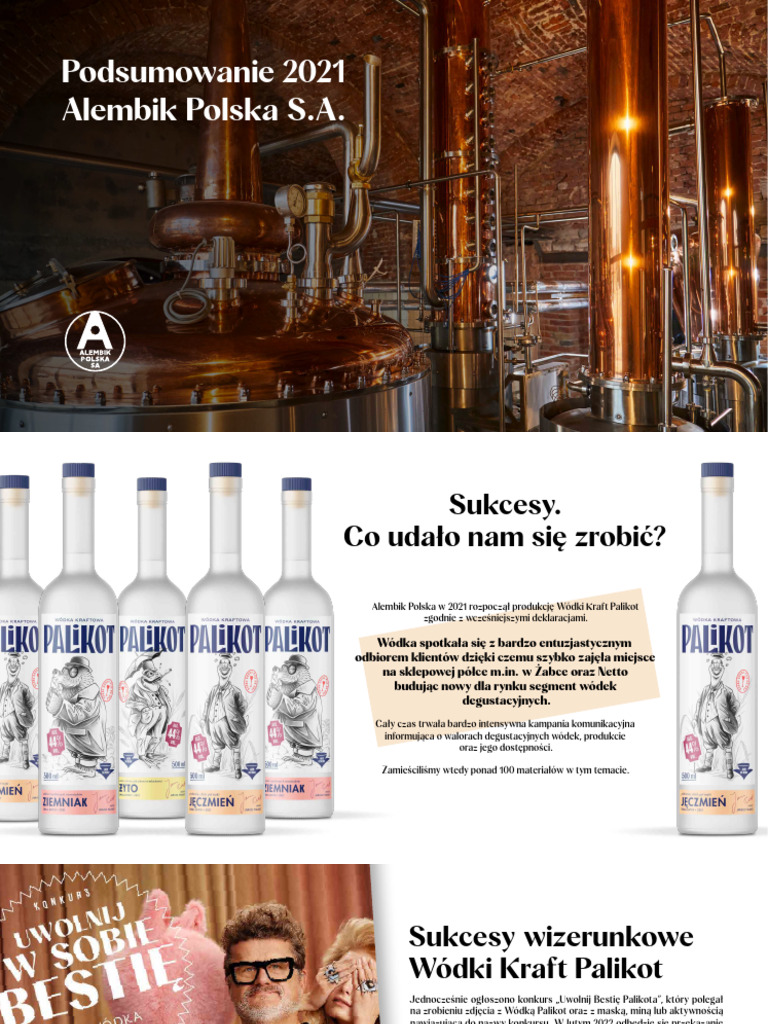 Podsumowanie 2021 Alembik Polska Sa | PDF