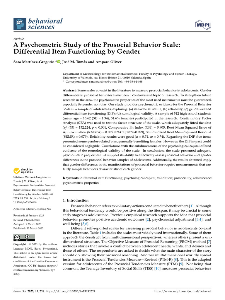 Just For References | PDF | Psychometrics | Methodology