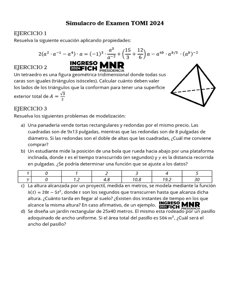 Simulacro 2024 - 2 | PDF
