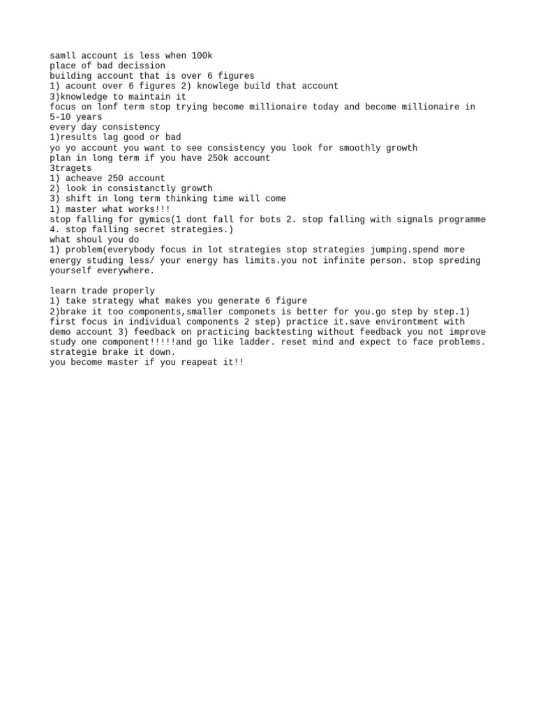 Building 6 Figures With Trading | PDF