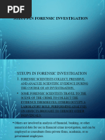 Forensic Investigation Stages Explained | PDF | Forensic Science ...