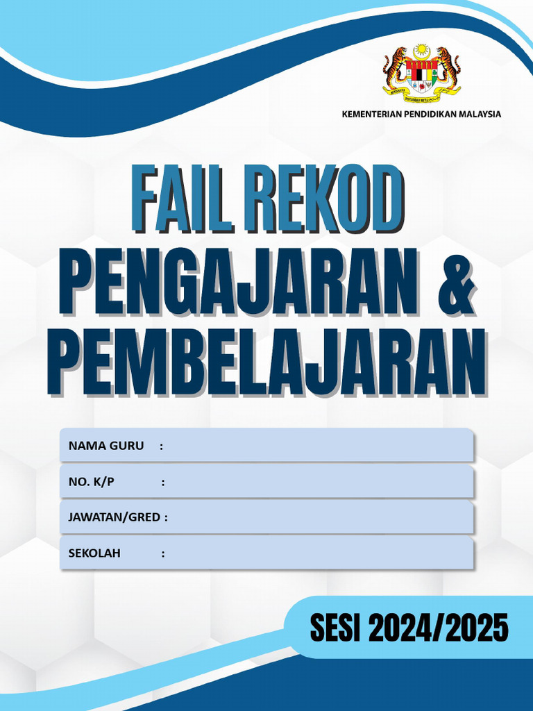 Fail Rekod Mengajar Sesi Akademik 2024-2025 | PDF Fail Rekod Mengajar Sesi Akademik 2024-2025 | PDF