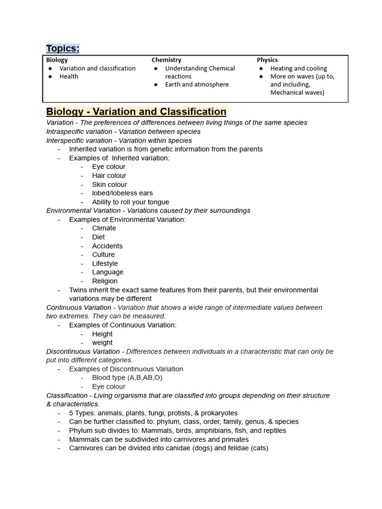 Science Notes KS3 Part 2 | PDF | Combustion | Waves