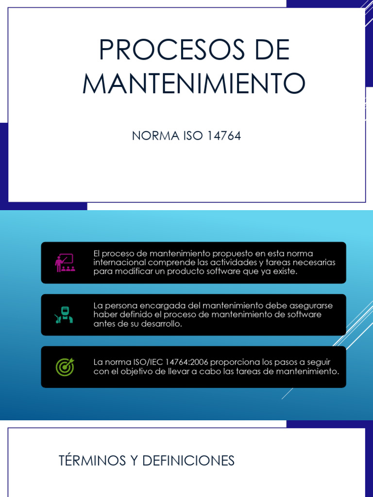 Procesos Iso 14764 | Descargar gratis PDF | Software | Informática