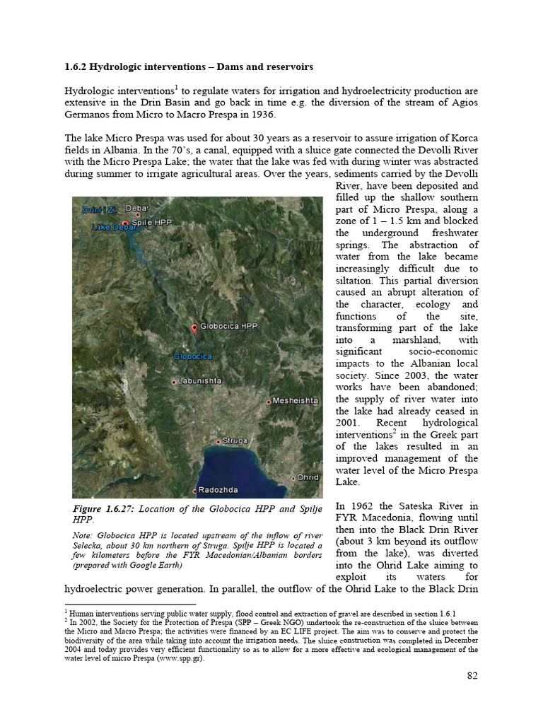 Drin Basin Hydrologic Interventions | PDF | River | Hydroelectricity