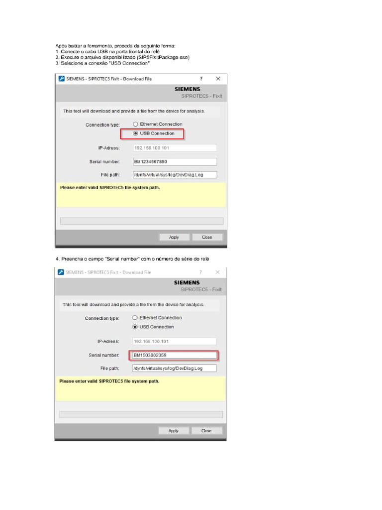 SIPROTEC 5 - Procedimento de Download Via Ferramenta | PDF