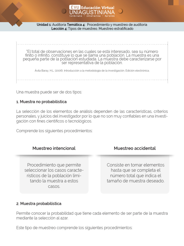 Tipos de Muestreo. Muestreo Estratificado | PDF | Muestreo (Estadísticas) | Probabilidad