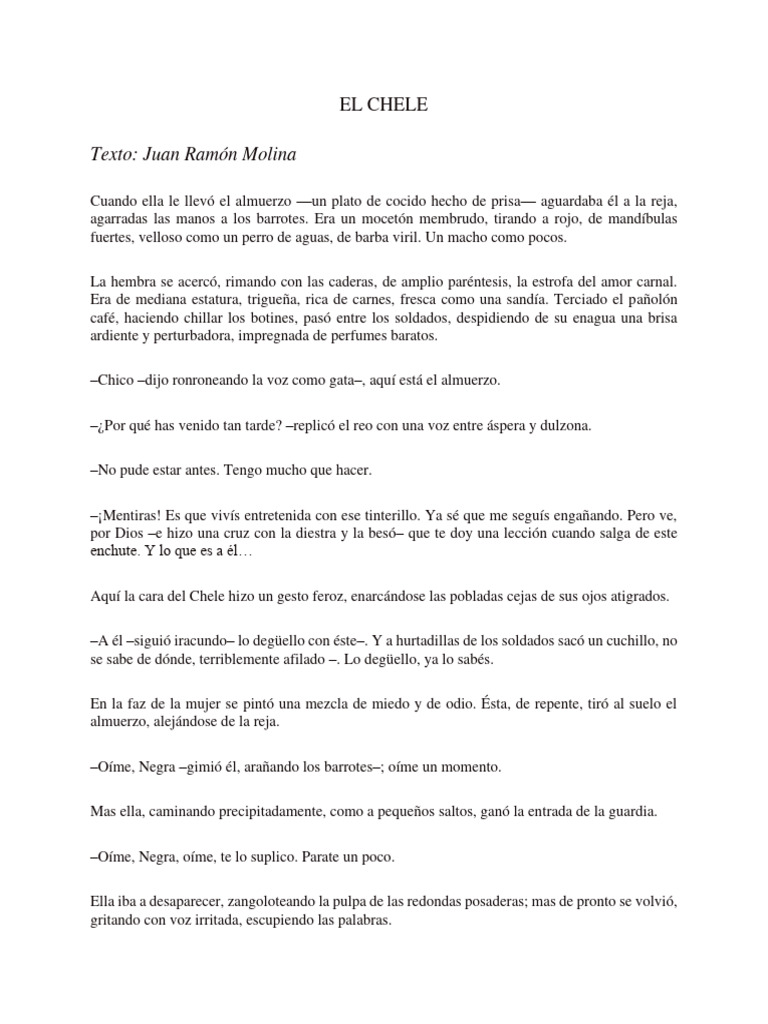 EL CHELE CUENTO | PDF