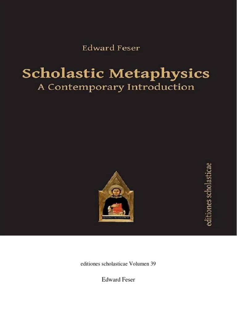 Editiones Scholasticae EDWARD FESER | PDF